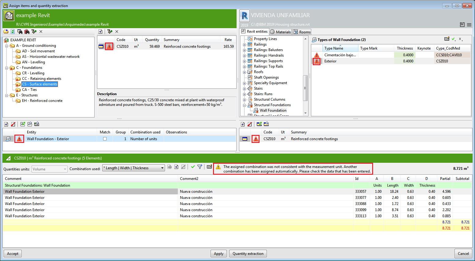 Arquimedes Bill Of Quantities Of Revit Models